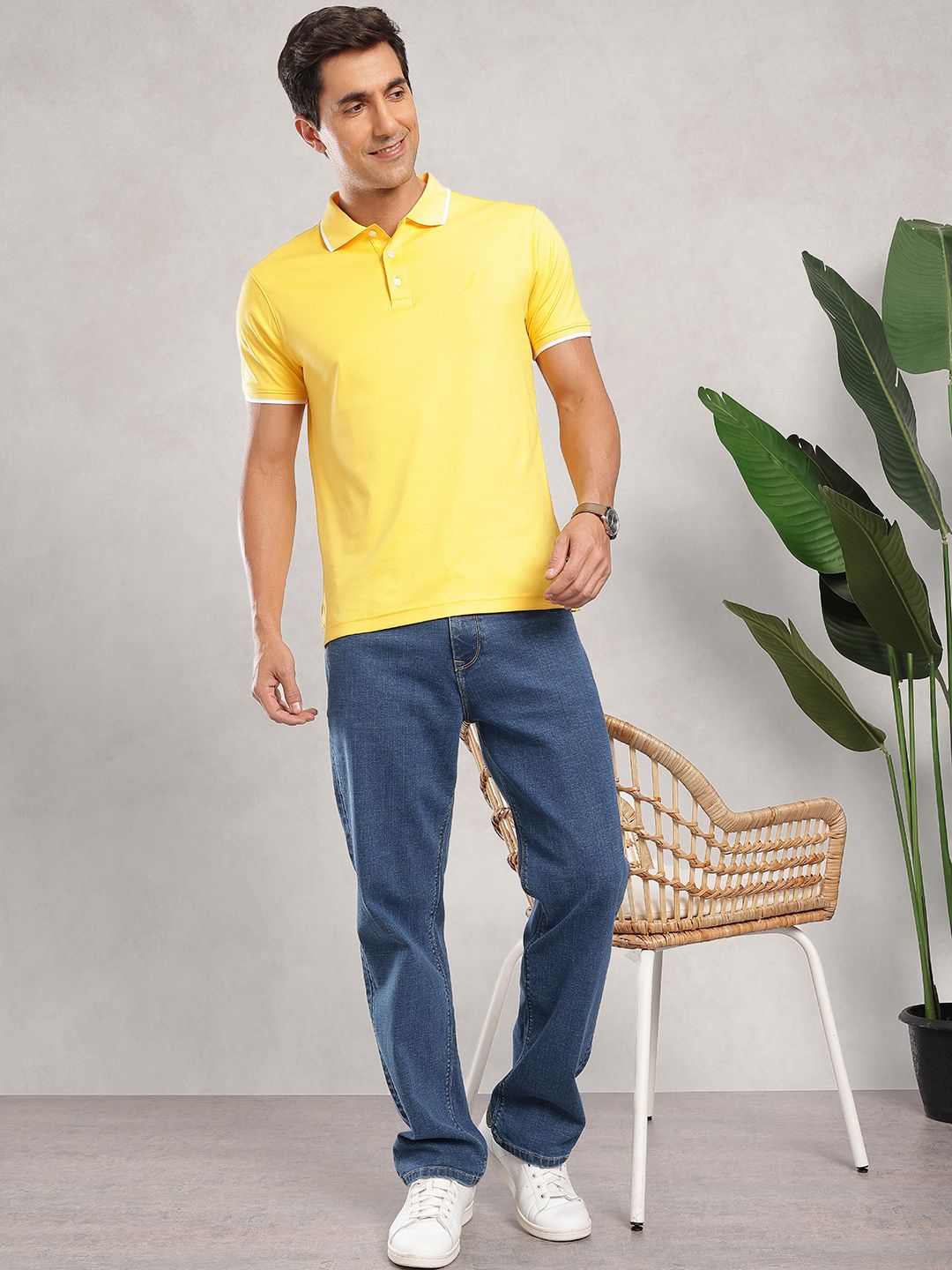 Buy Nautica Men Relaxed Mid Rise Stretch Denim Jeans - Jeans for Men ...