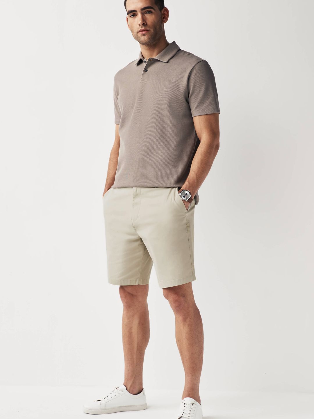 Buy NEXT Men Stretch Chino Shorts - Shorts for Men 33483428 | Myntra