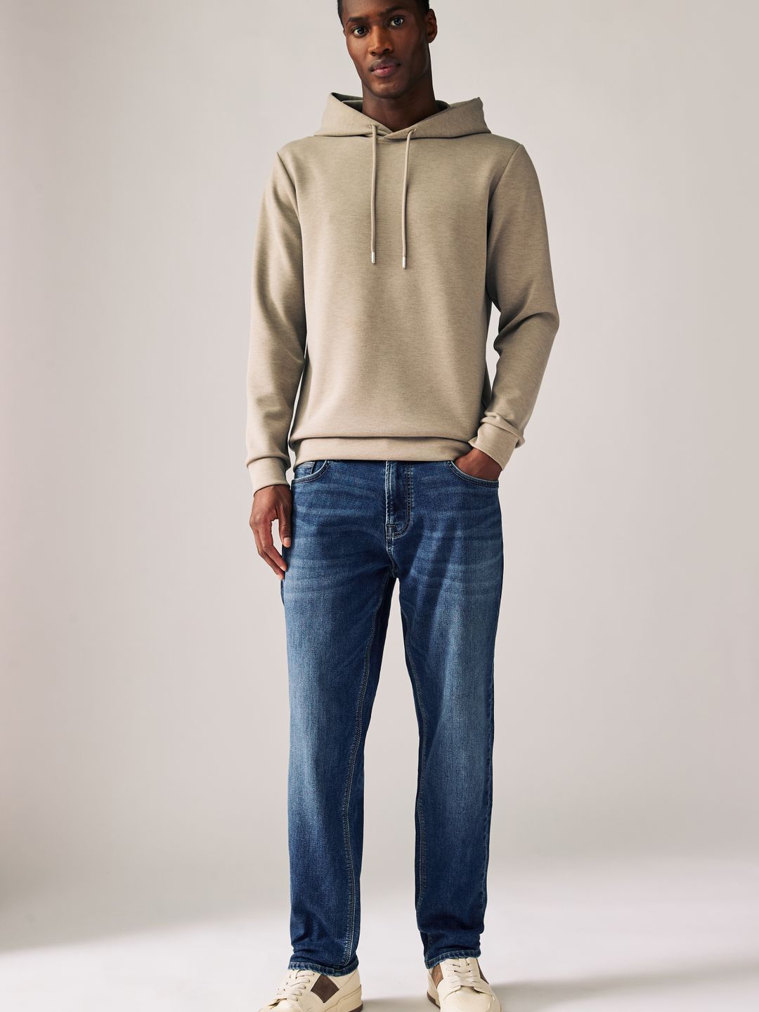 Buy NEXT Men Slim Fit Mid Rise Light Fade Stretchable Jeans - Jeans for ...