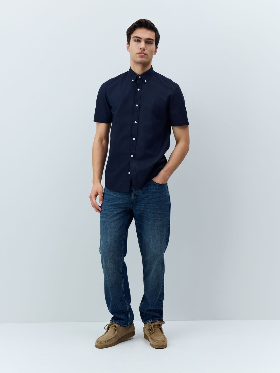 Buy NEXT Men Oxford Weave Casual Shirt - Shirts for Men 33483477 | Myntra