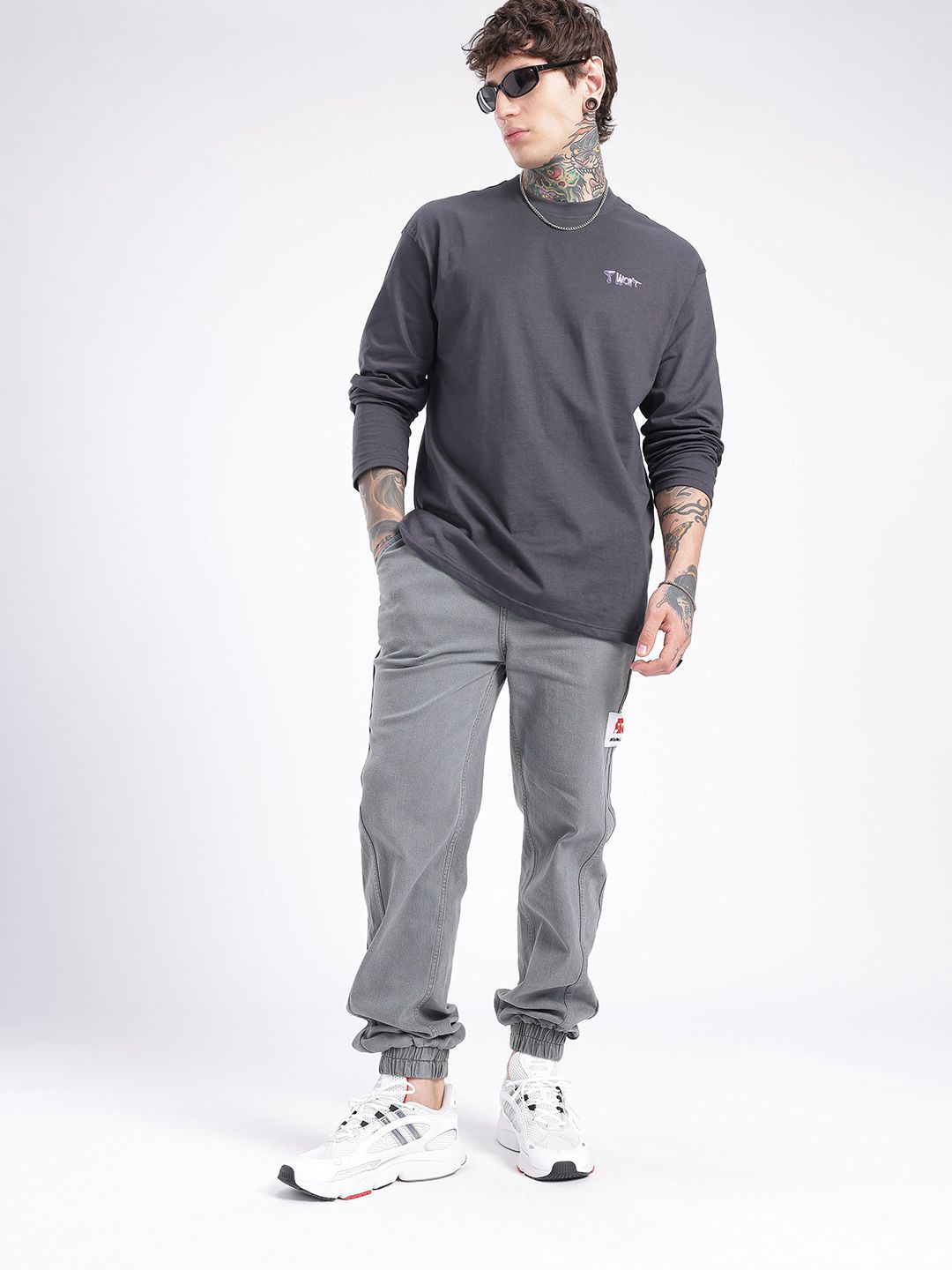 Buy Glitchez Men Stretchable Panelling Jogger - Jeans for Men 33674691 ...