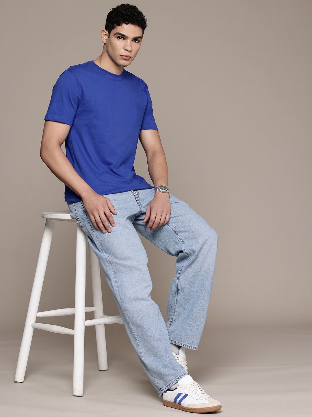 Buy GAP Men Relaxed Fit Heavy Fade Stretchable Jeans - Jeans for Men ...