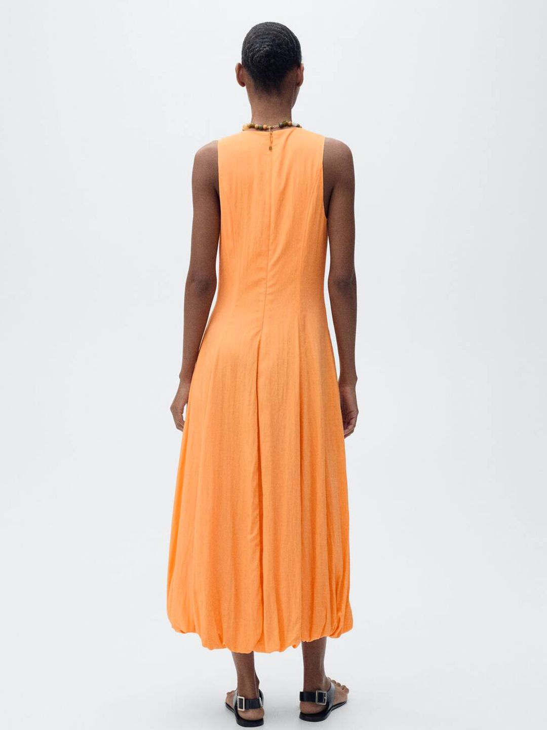 Buy MANGO Balloon Hem Midi Dress - Dresses for Women 33827465 | Myntra