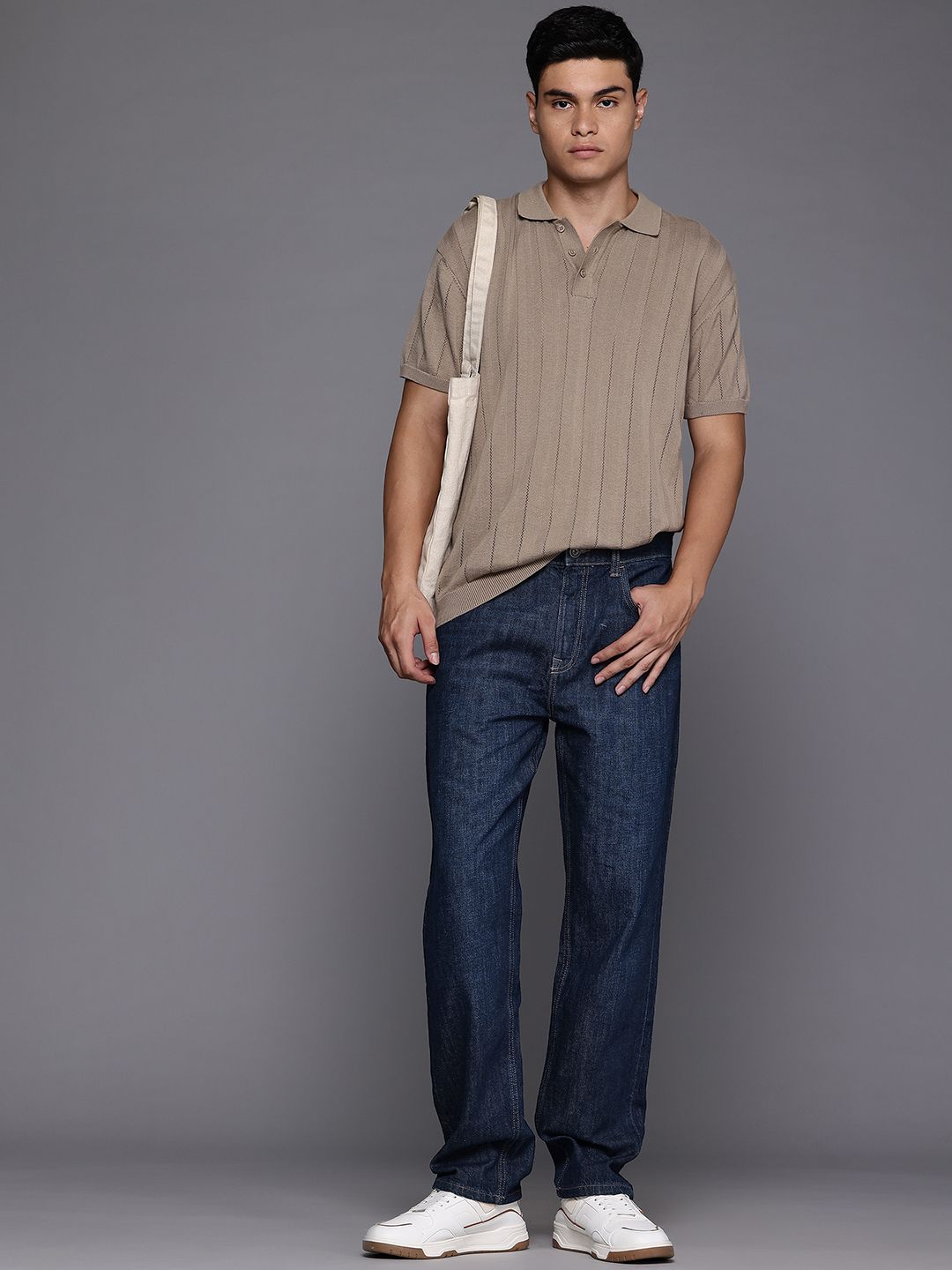 Buy NEXT Men Straight Fit Mid Rise Jeans - Jeans for Men 33943694 | Myntra