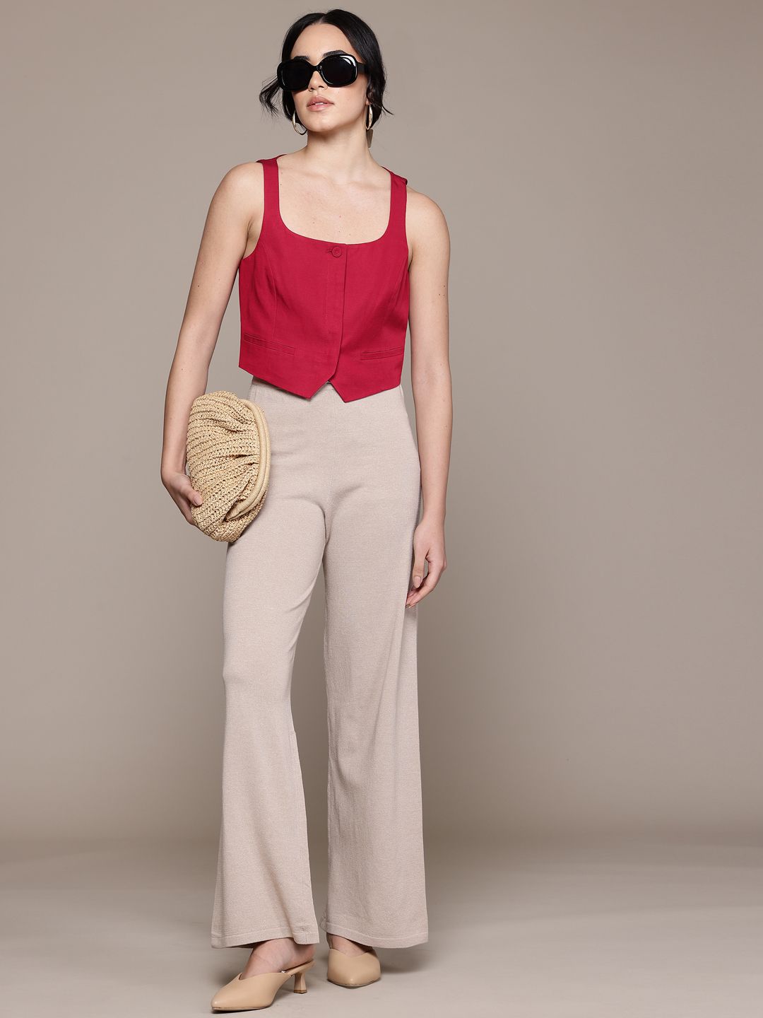 Buy MANGO Crop Vest Top - Tops for Women 34191751 | Myntra