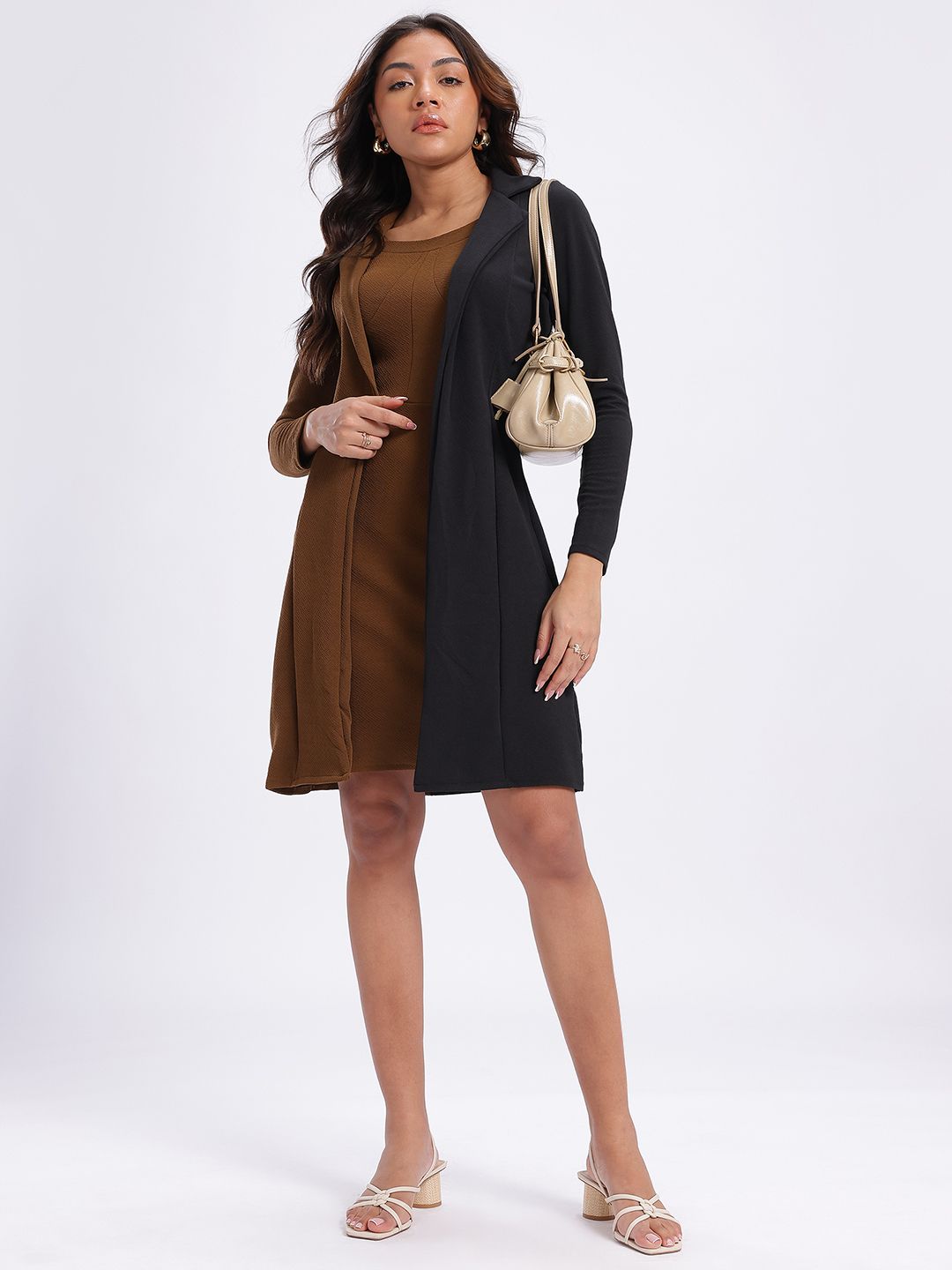 Buy SZN Bodycon Dress With Shrug - Dresses for Women 34288259 | Myntra