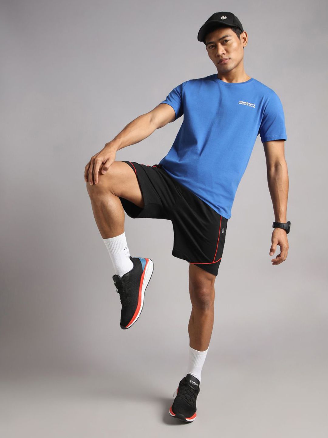 Buy CULT Men Black Sports Club Shorts - Shorts for Men 34459983 | Myntra