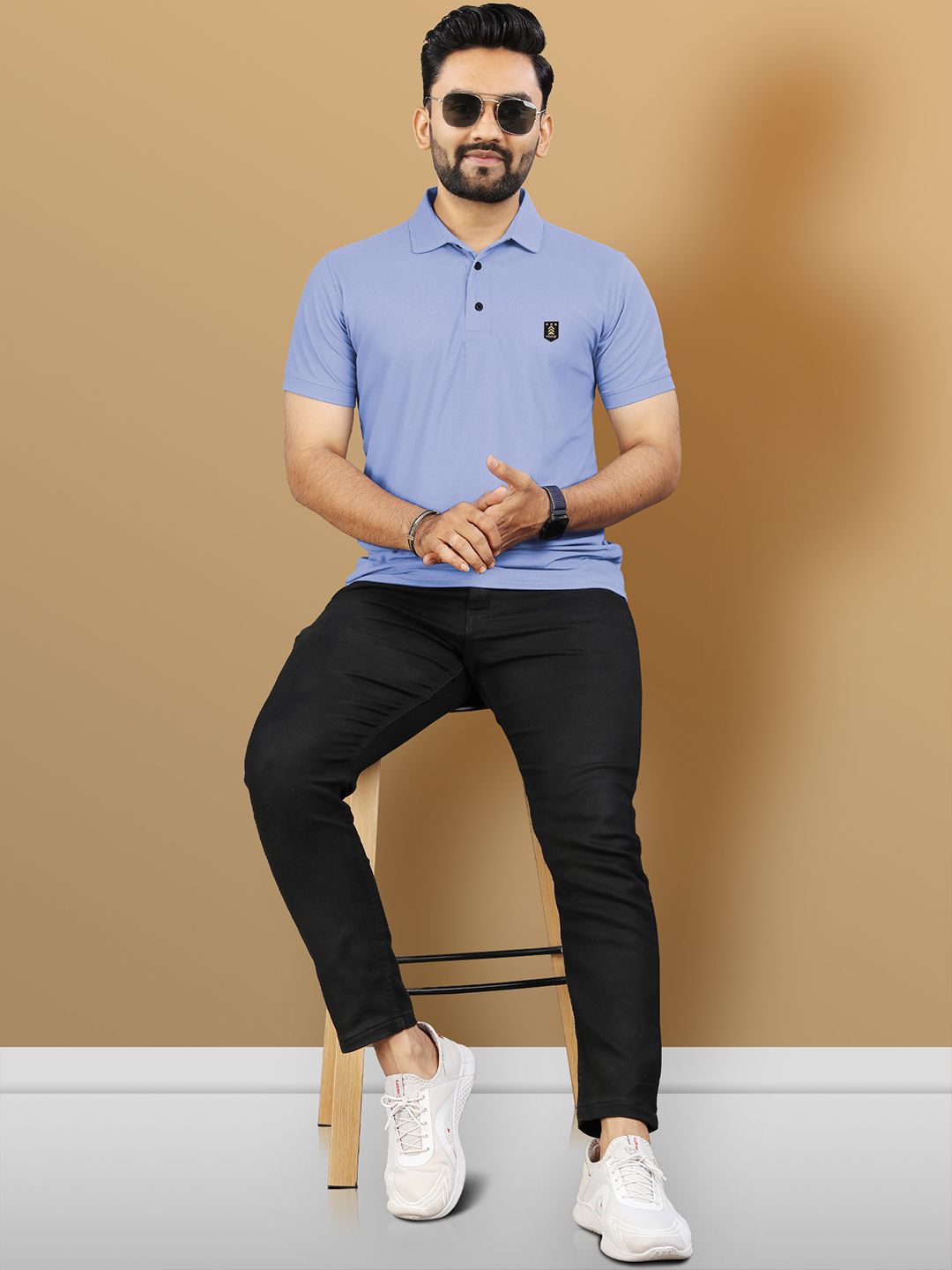 Buy VeBNoR Short Sleeves Polo Collar T Shirt - Tshirts for Men 34835281 ...