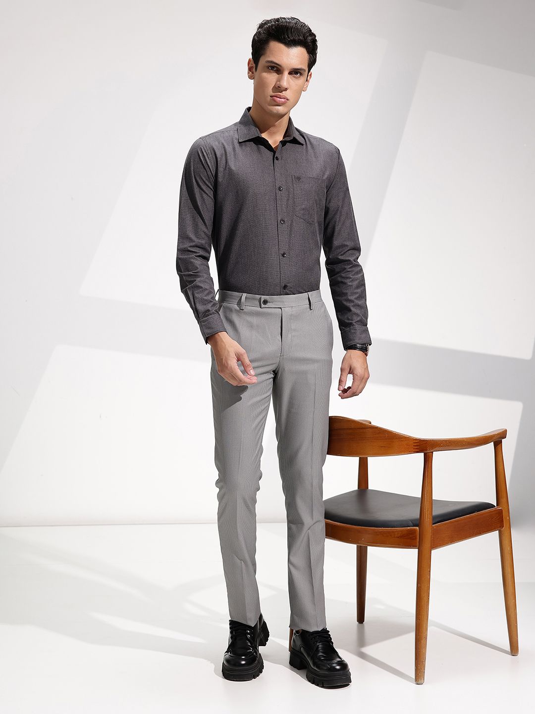 Buy INVICTUS Men Premium Slim Fit Formal Shirt - Shirts for Men ...