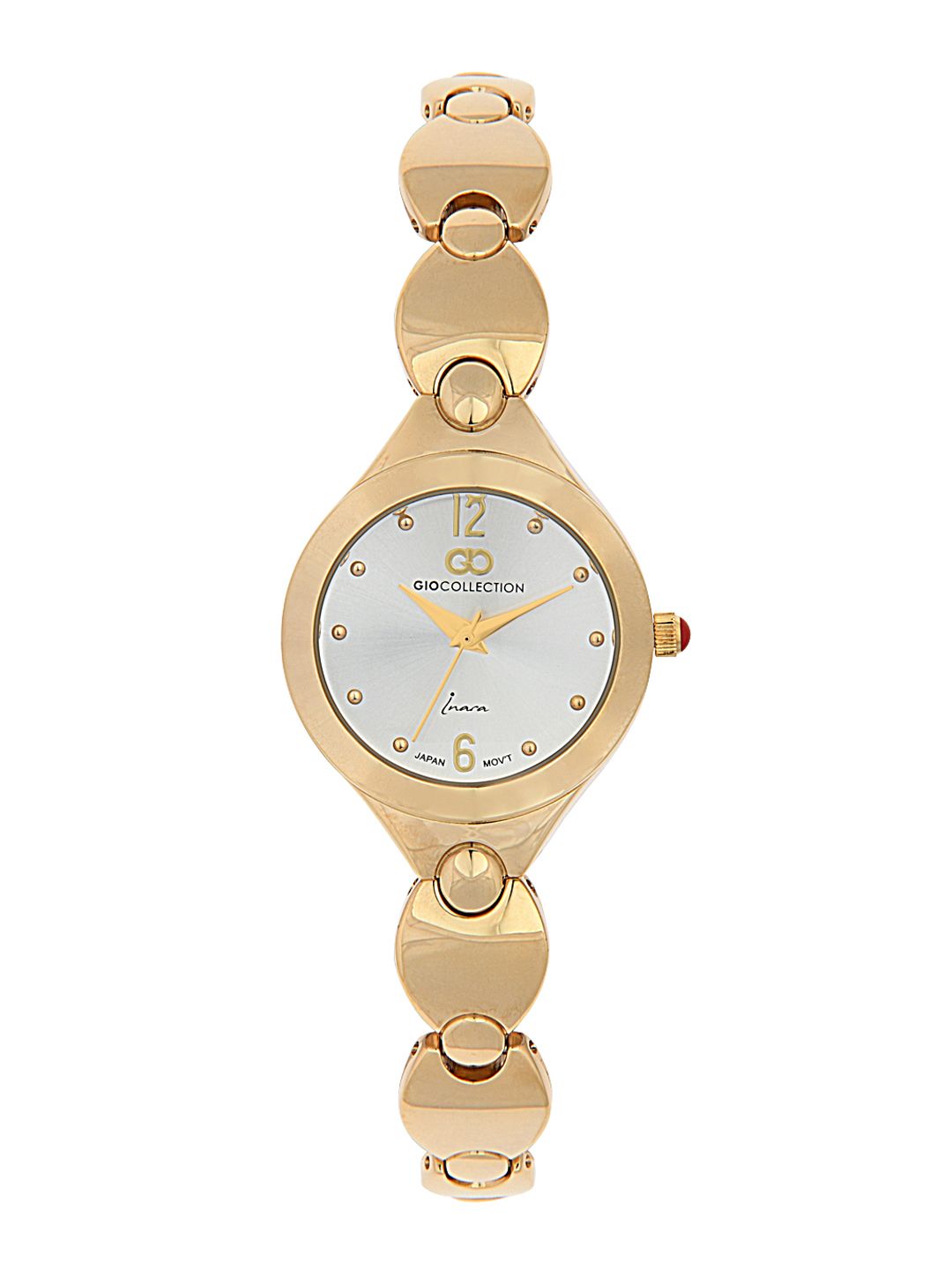 Buy Gio Collection GIO COLLECTION Women Silver-Toned Analogue Watch ...