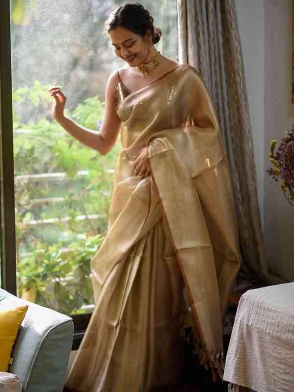 gold saree border