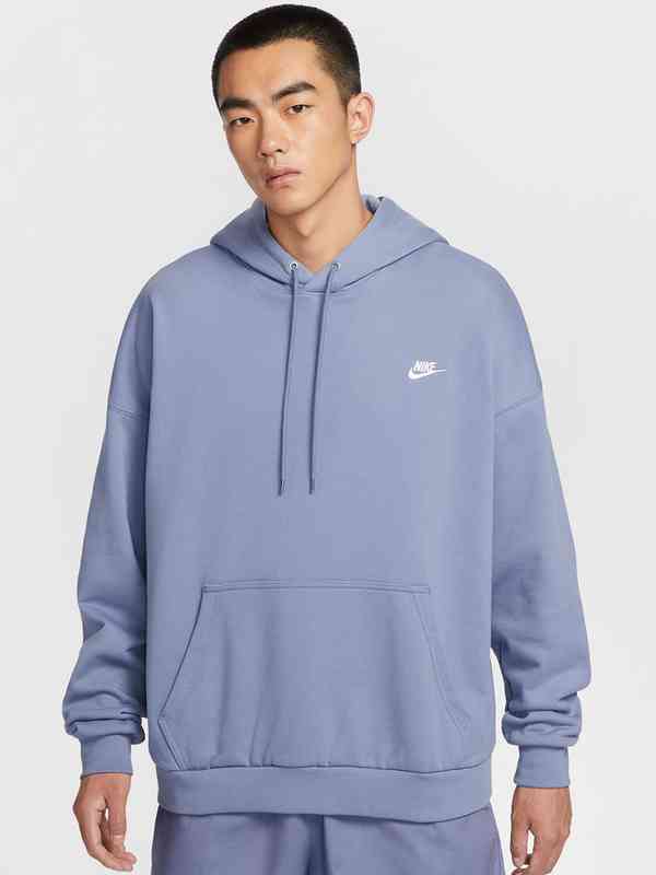 nike hoodies men light blue
