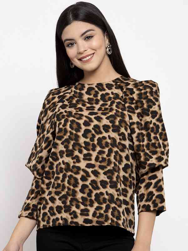 leopard skin tops