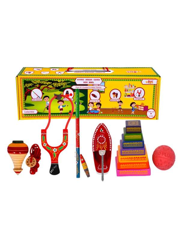 Buy Desi Toys Kids Set Of 5 Iconic Indian Games Activity Toys and Games for Unisex Kids 15305108 Myntra