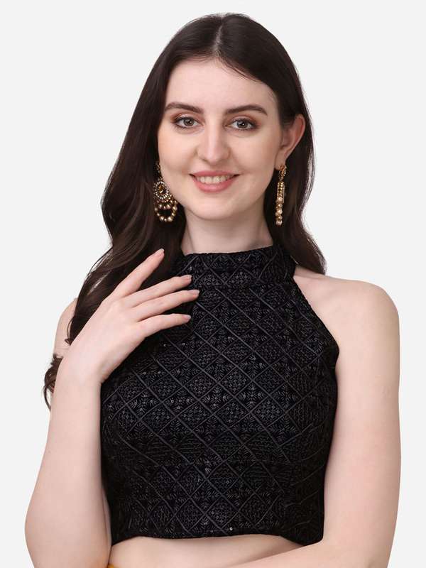 Halter Neck Saree Blouse Online