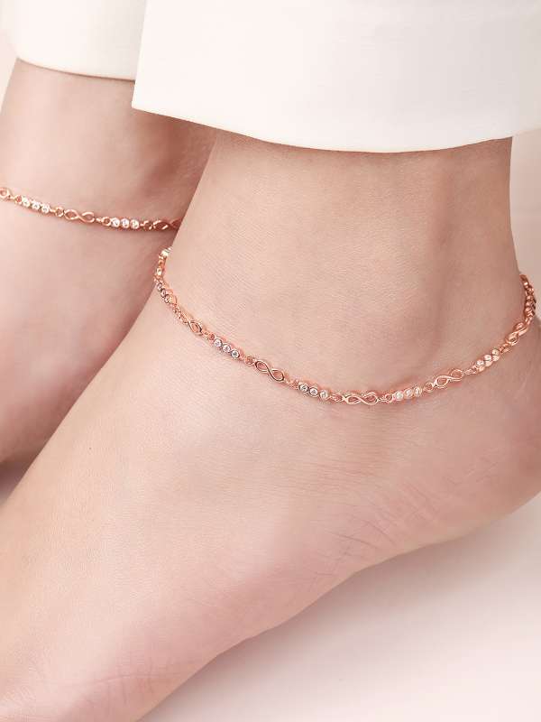 Rose gold payal store