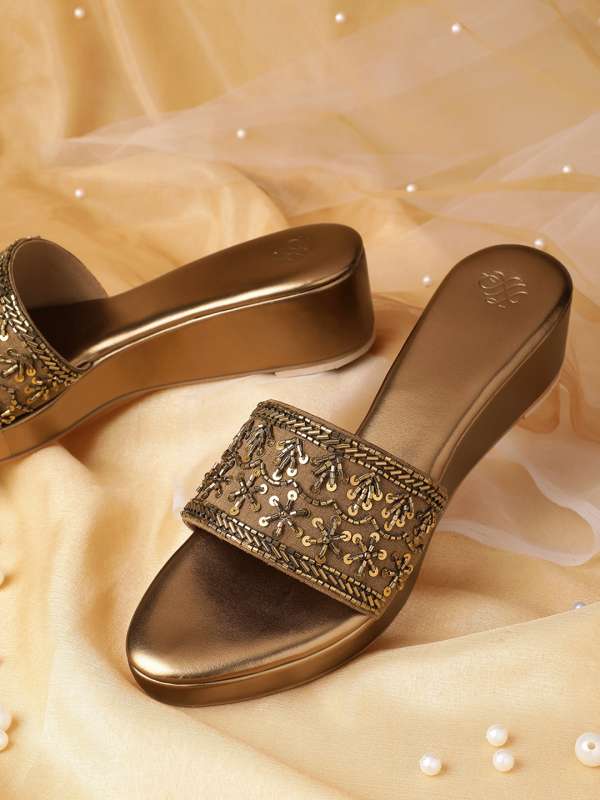 Women Bronze Sandals Heels Buy Women Bronze Sandals Heels online in India