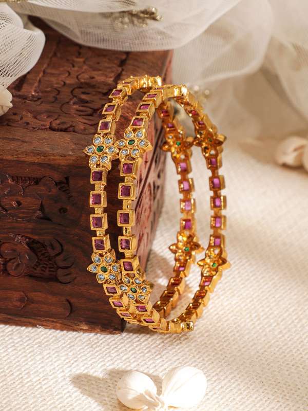 Gold Bangles for Women Buy Gold Bangles for Women Online Myntra
