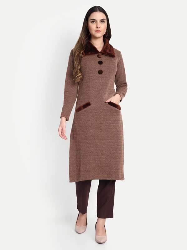 Woolen kurtis myntra store