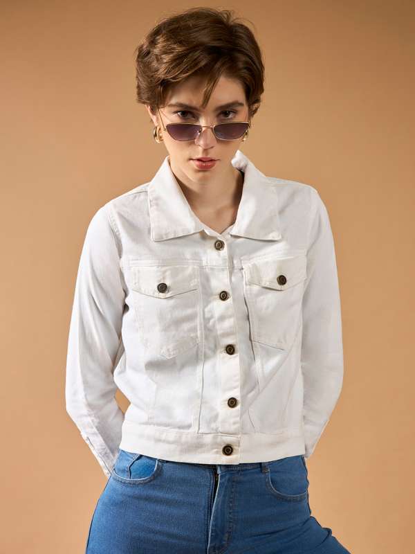 White jean jackets store