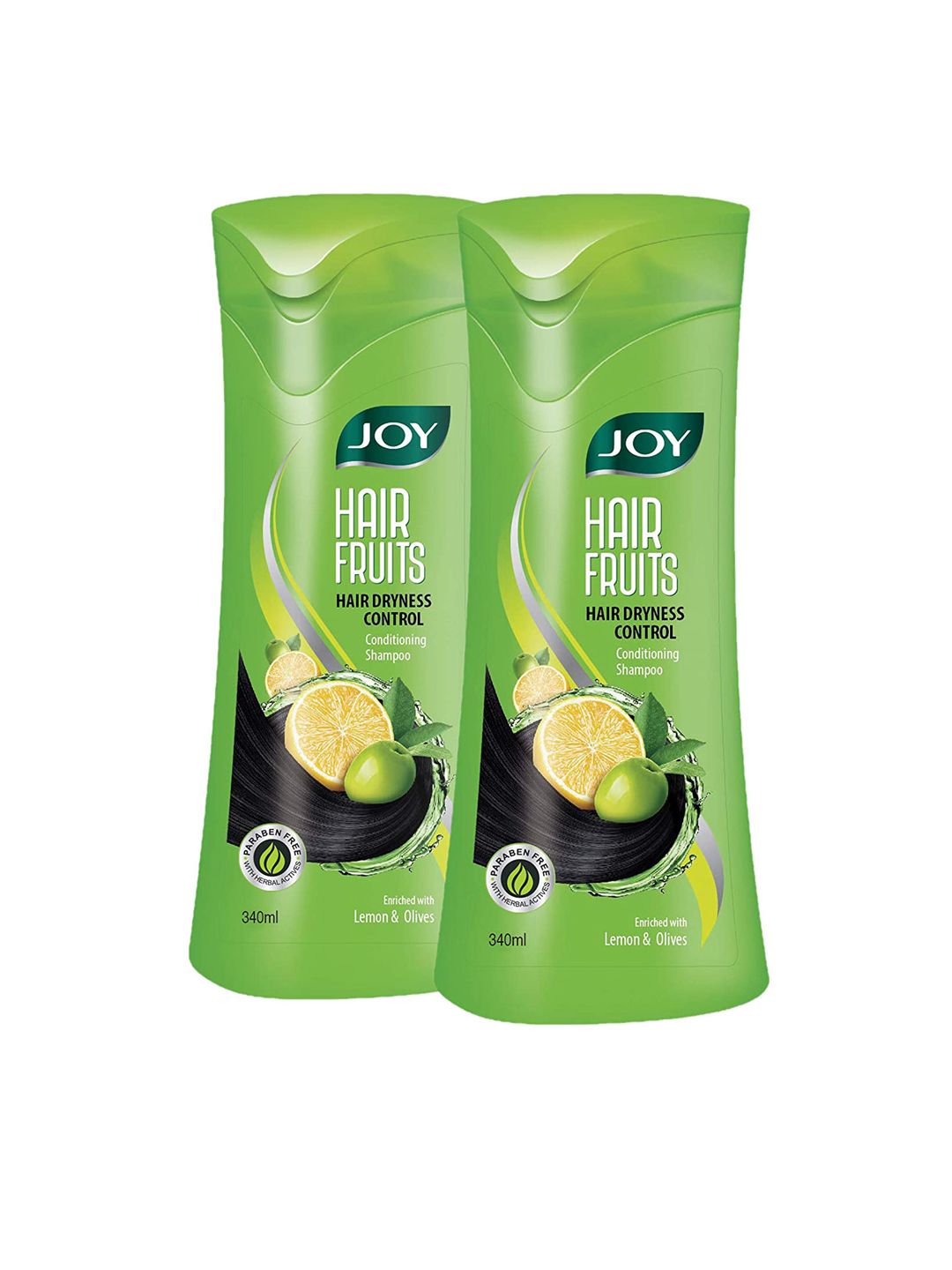 JOY Set Of 2 Hair Fruits Dryness Control Conditioning Shampoo with ...