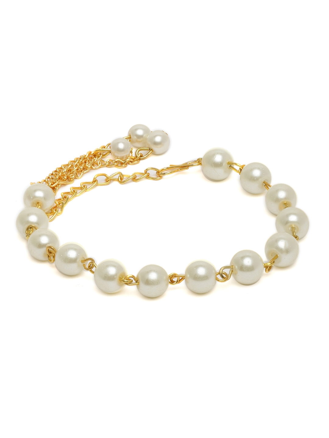 Zaveri Pearls Zinc Gold Plated Bracelet Best Price In India Zaveri