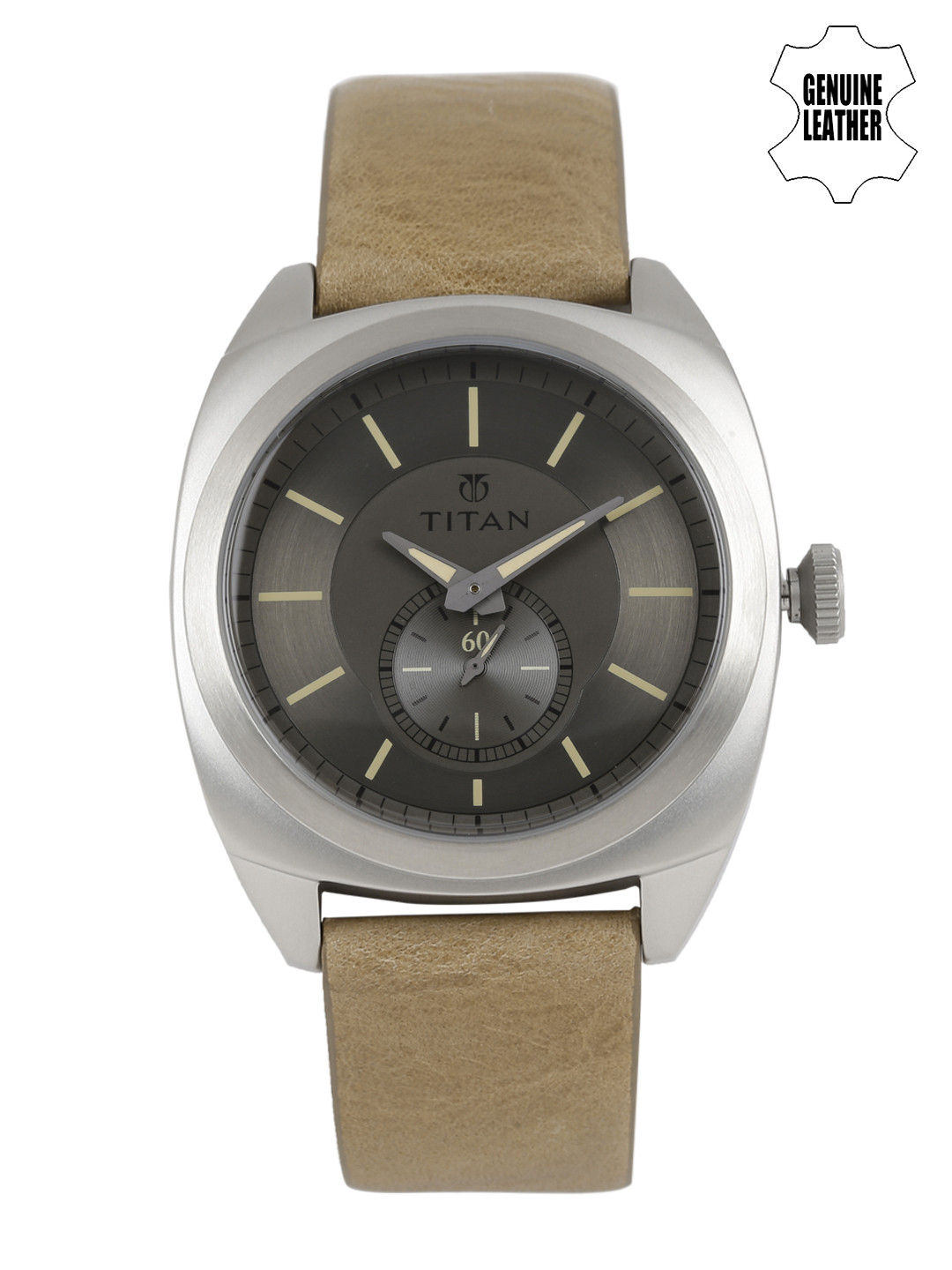 Buy Titan Men Olive Green Analogue Dial Watch 90028SL02J - Watches for ...