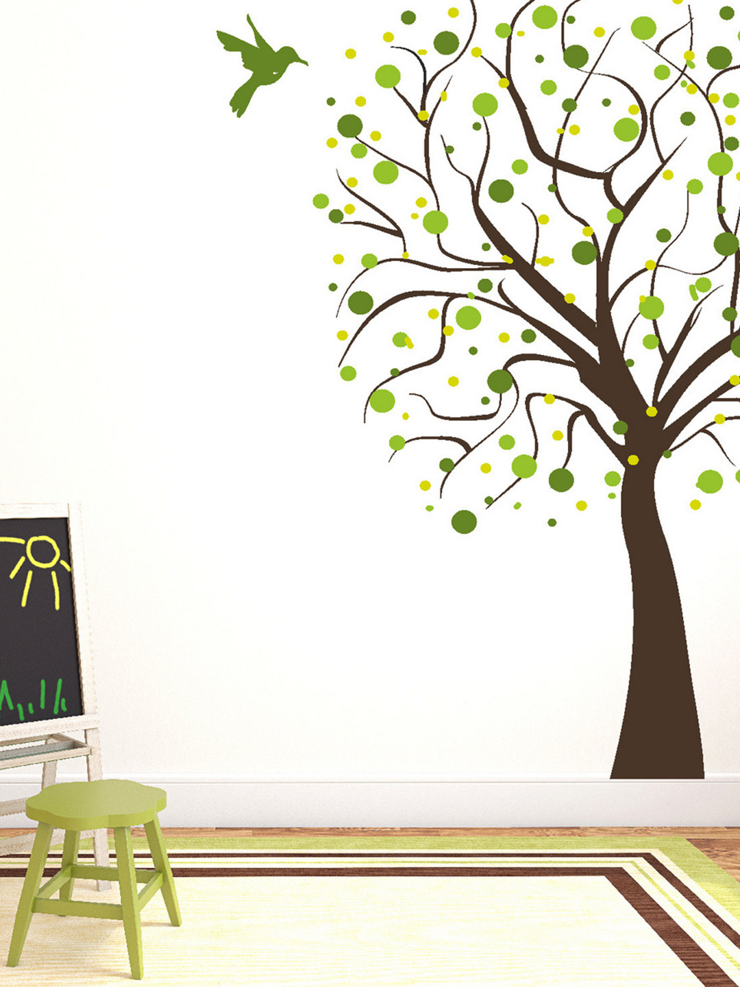 tree wall decal corner