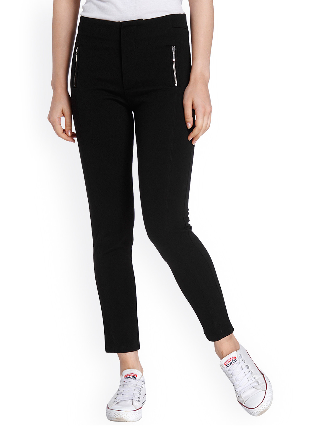Buy ONLY Black Treggings - Leggings for Women | Myntra