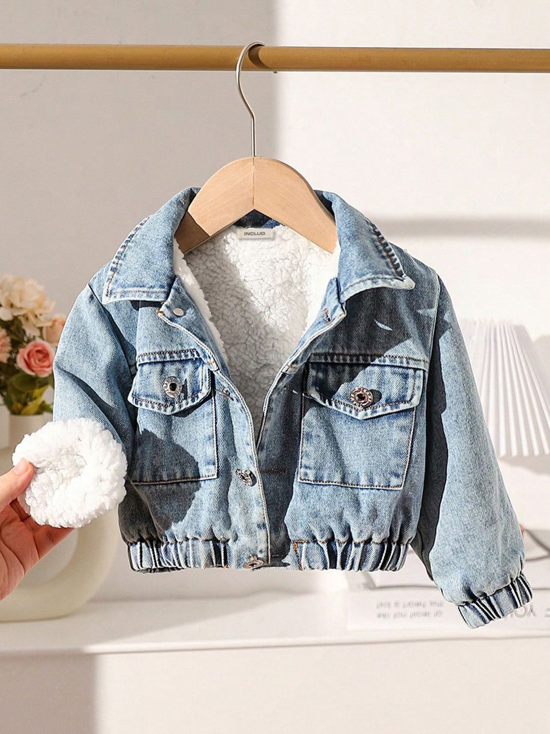 Buy INCLUD Girls Crop Denim Jacket Jackets for Girls 31102386 Myntra