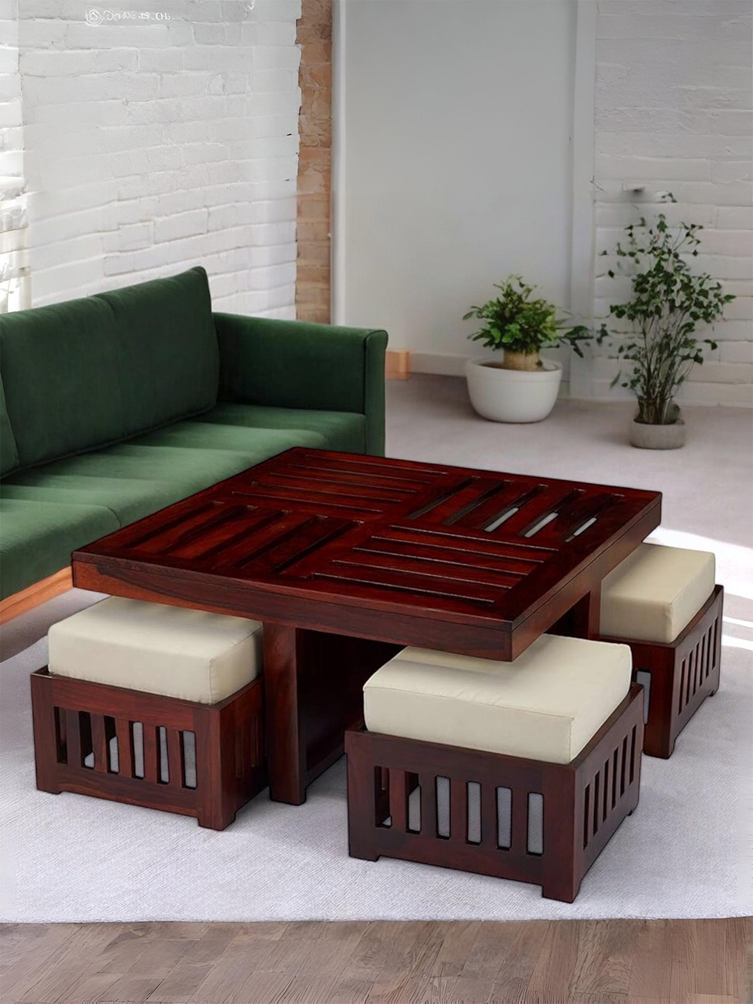 Red square coffee table store