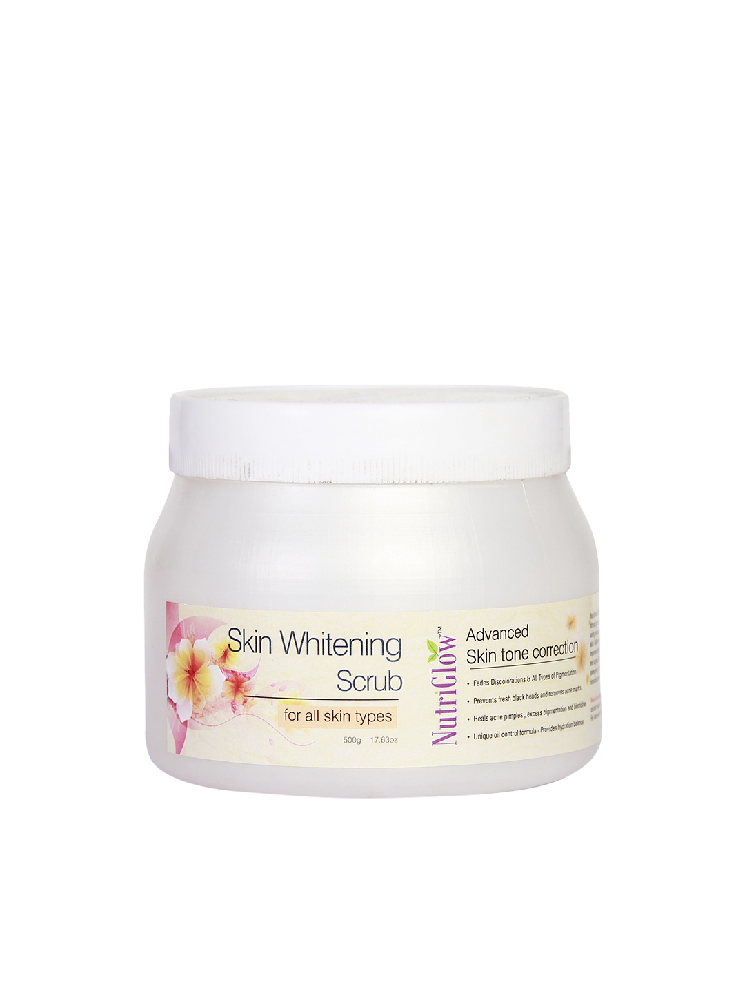 Nutriglow skin whitening scrub store