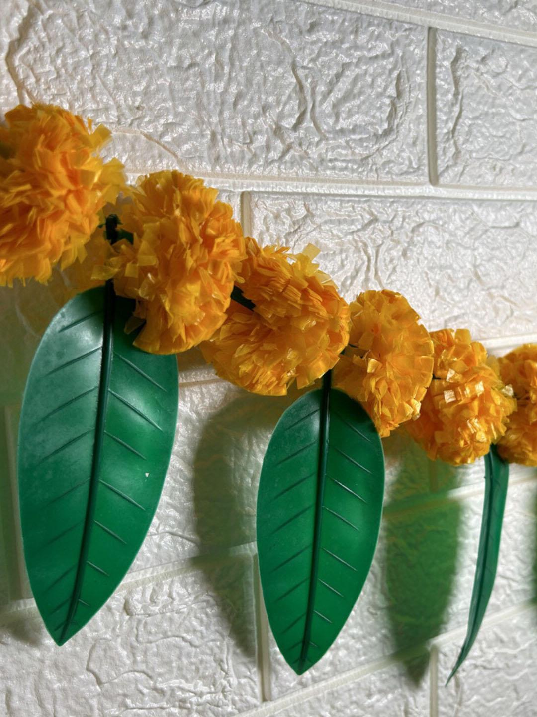 decoration using mango leaves