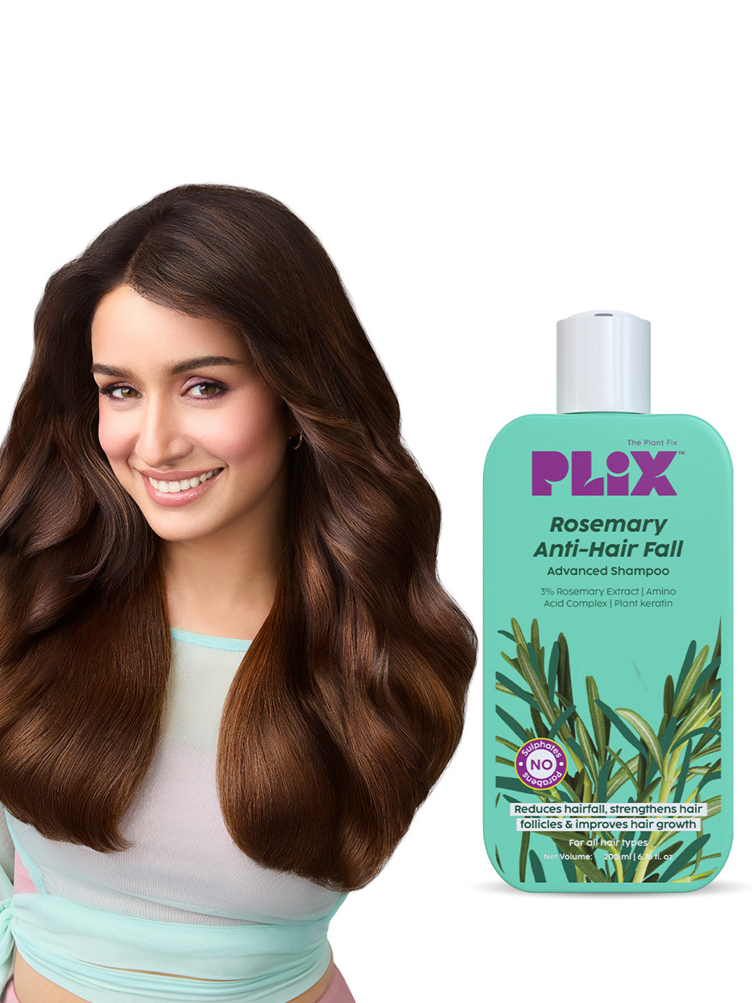 PLIX THE PLANT FIX Rosemary Anti HairFall Advanced Shampoo with Plant ...