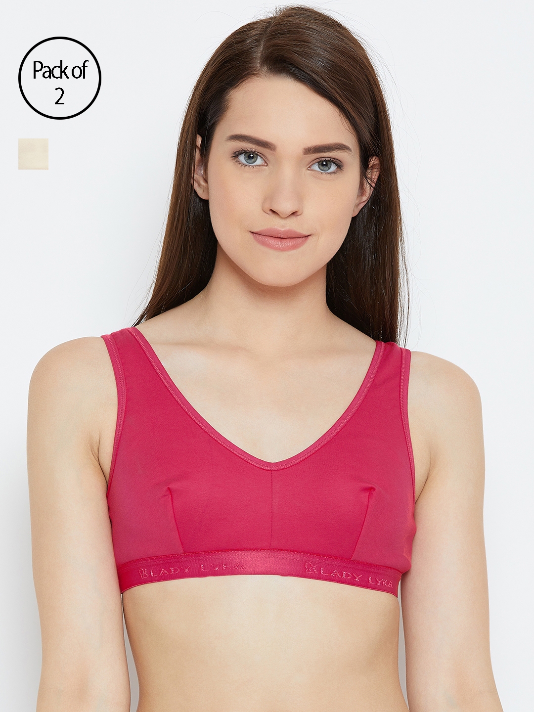 Buy Lady Lyka Women Pack Of 2 Beginners Bras Teenager Fca Skn Bra For Women 10000777 Myntra