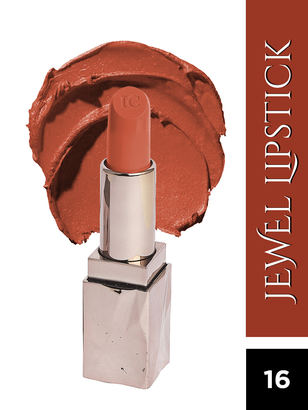 Buy INCOLOR Women Rust Coloured Jewel Queen 16 Lipstick 3.7g - Lipstick ...