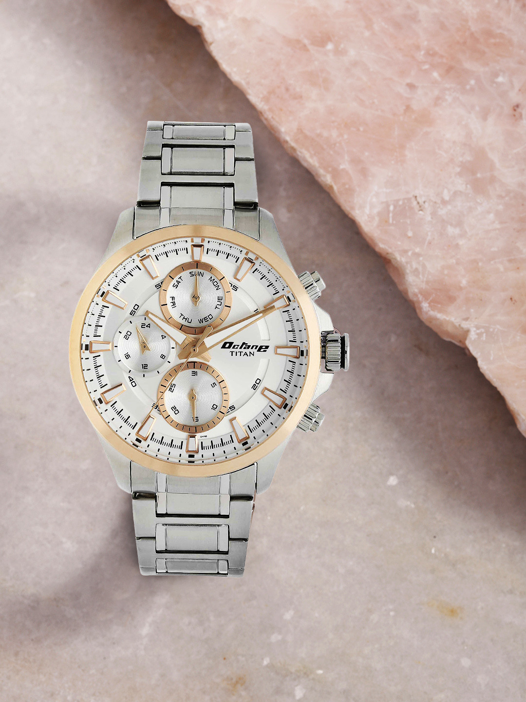 Buy Titan Octane Men White Analogue Watch NL90104KM03 - Watches for Men ...