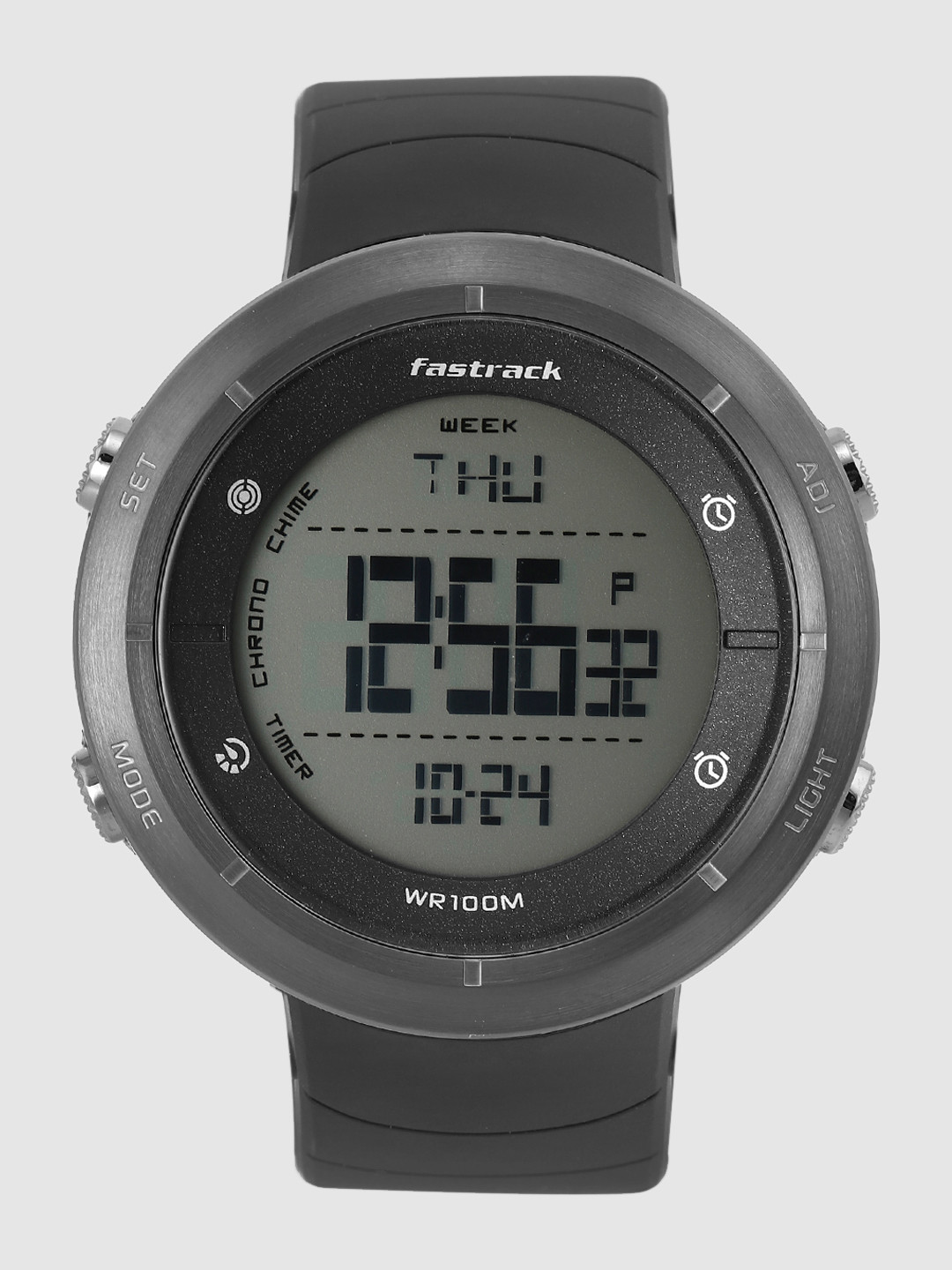 Buy Fastrack Men Black Digital Watch 38047PP02 - Watches for Men ...