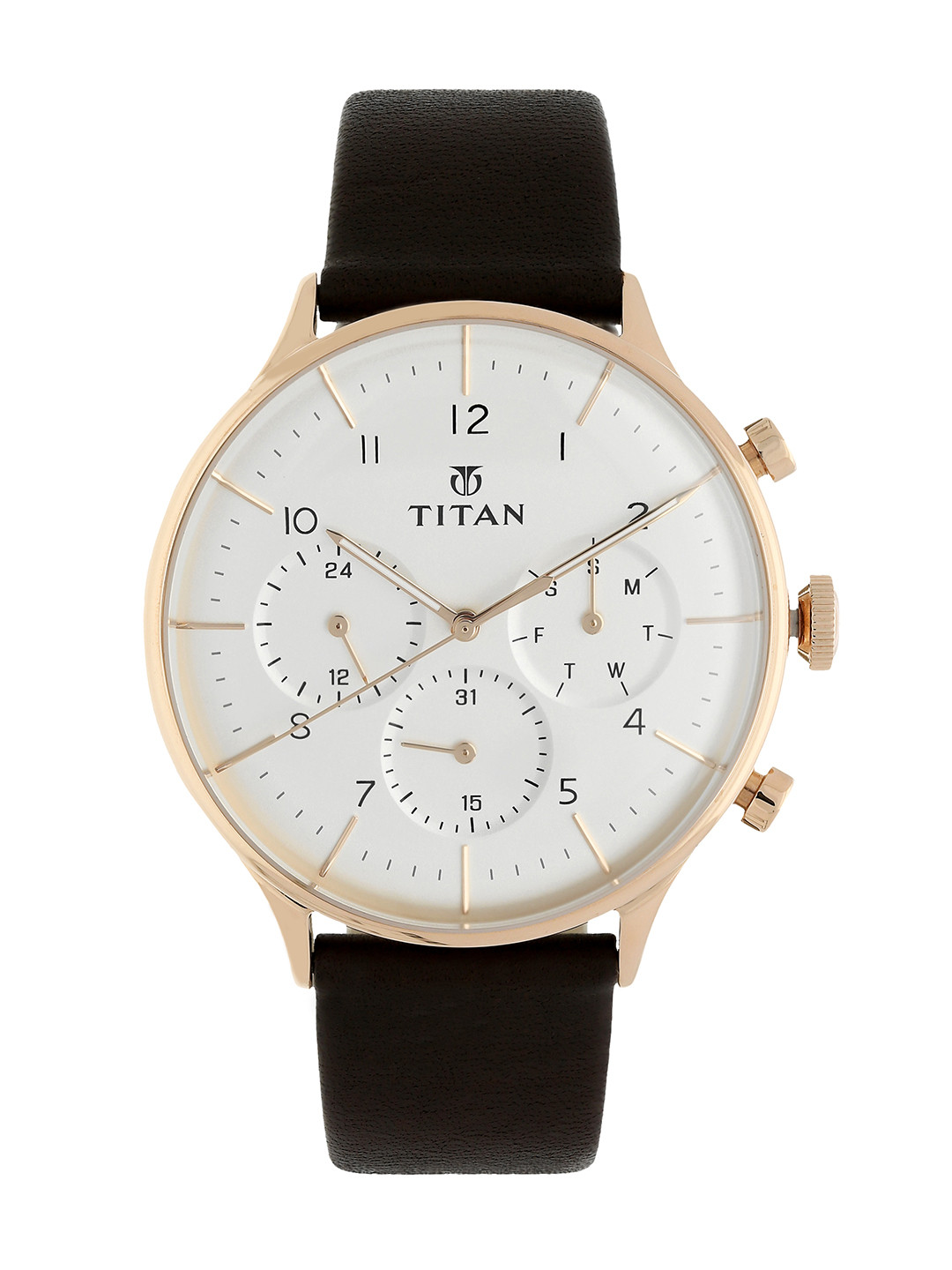 Buy Titan Gents Calssique Men White Analogue Watch NL90102WL01 ...