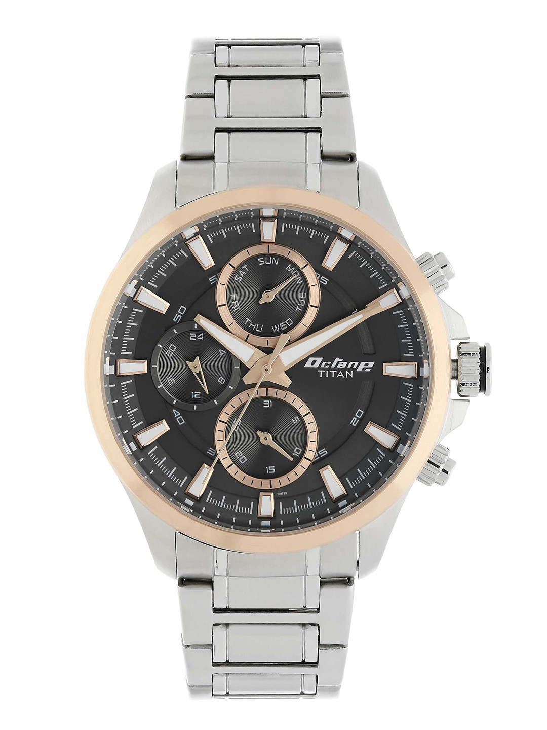Buy Titan Octane Men Black Analogue Watch NL90104KM02 - Watches for Men ...