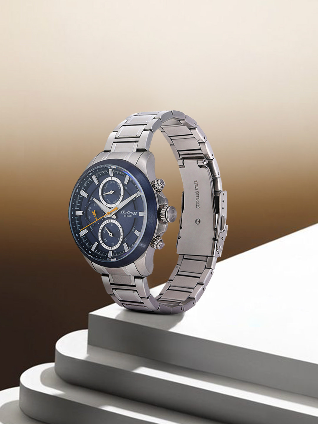 Buy Titan Octane Men Blue Analogue Watch 90104KM01 - Watches for Men ...