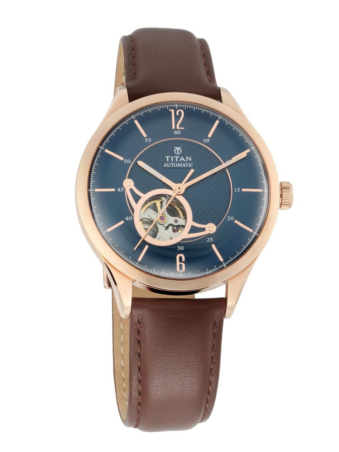 Buy Titan Mechanical Men Blue Analogue Watch 90111WL01 - Watches for ...