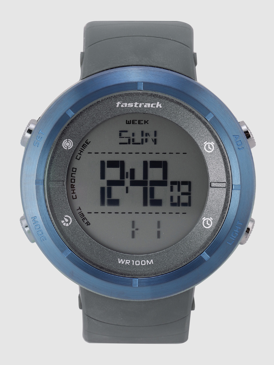 Buy Fastrack Men Grey Digital Watch 38047PP03 - Watches for Men ...
