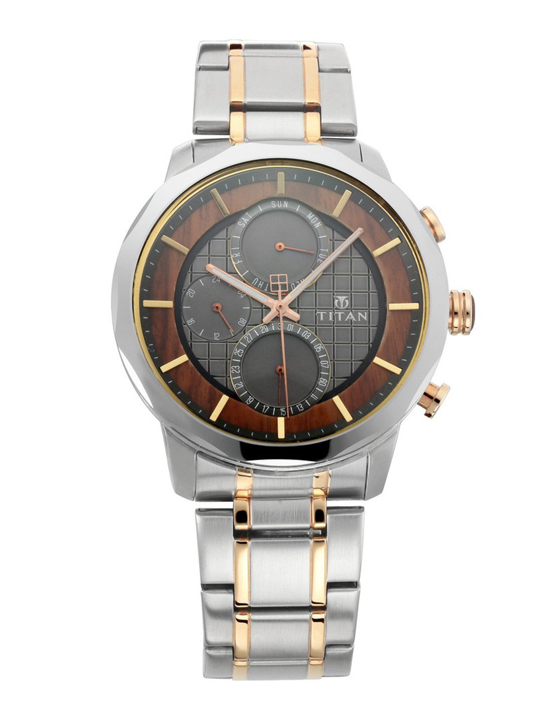 Buy Titan Grandmaster Men Grey Analogue Watch NL1789KM01 - Watches for ...