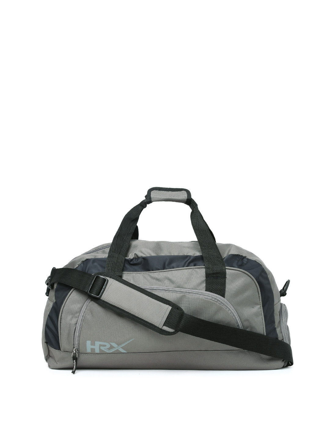 Buy HRX By Hrithik Roshan Unisex Grey Duffle Bag - Duffel Bag for ...