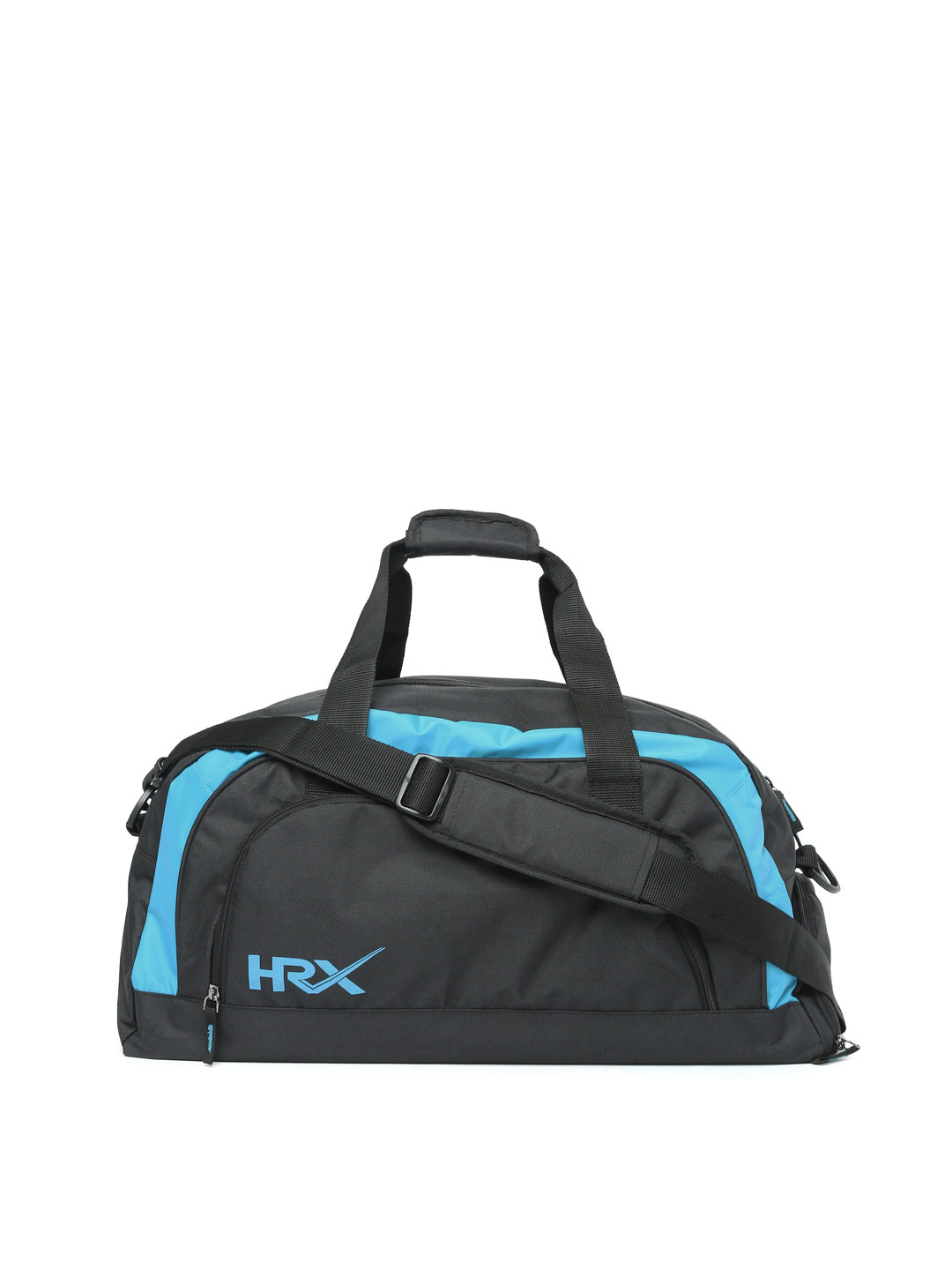Buy HRX By Hrithik Roshan Unisex Black Duffle Bag - Duffel Bag for ...