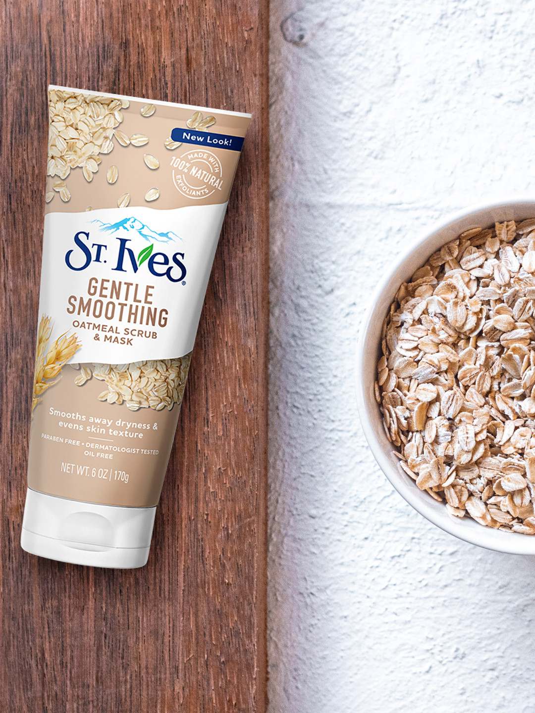 Buy St. Ives Gentle Smoothing Oatmeal Scrub & Mask 170 G - Face Scrub ...