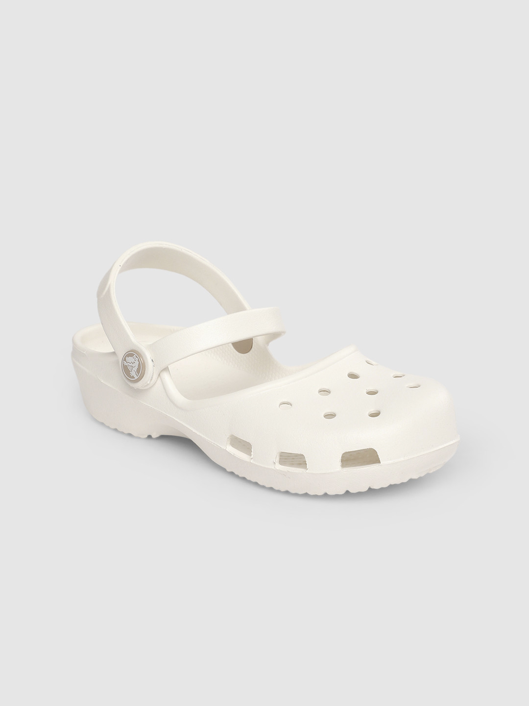 Buy Crocs Women White Solid Clogs - Flip Flops for Women 10132669 | Myntra