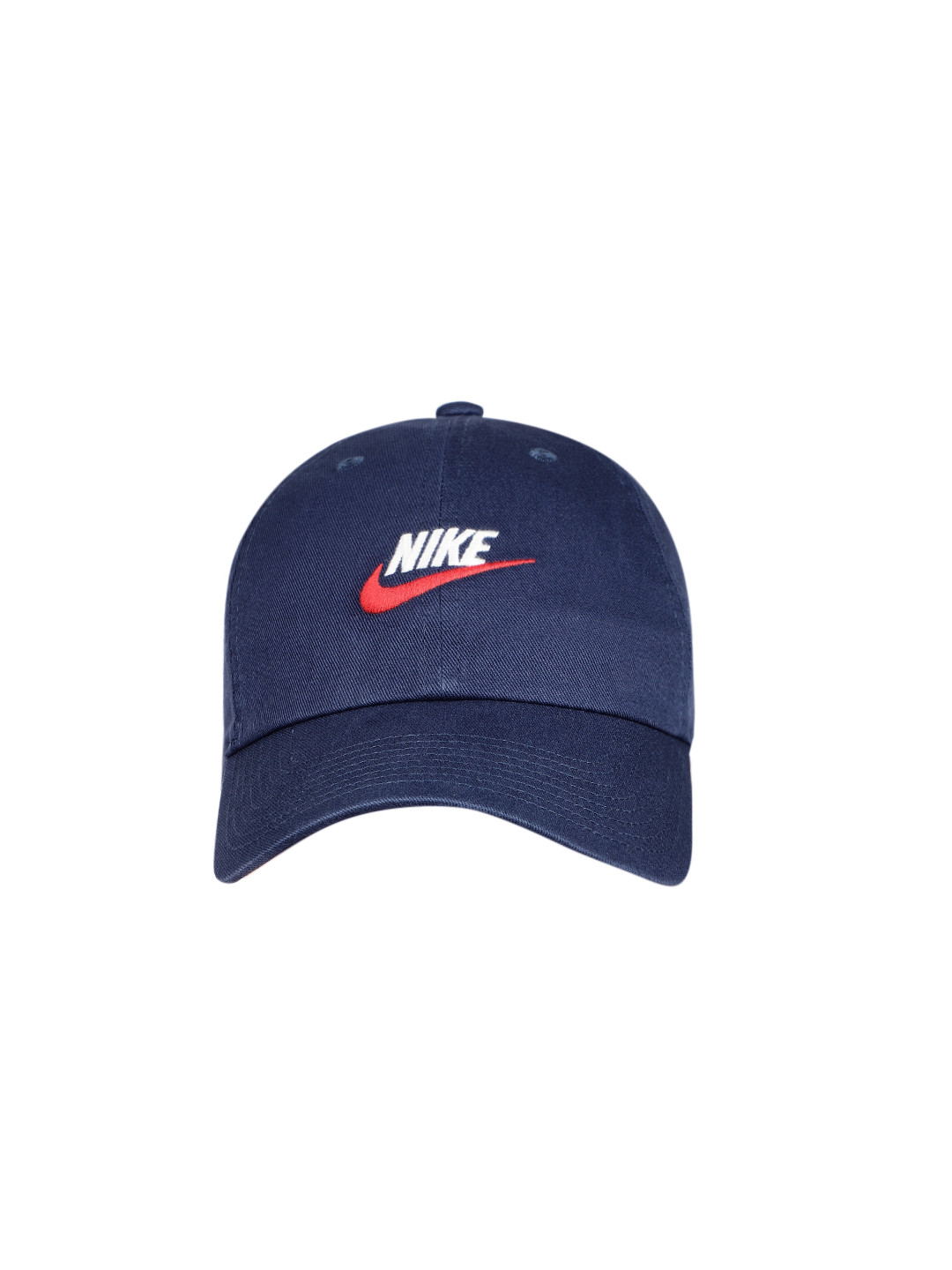Buy Nike Unisex Navy Blue Heritage86 Futura Washed Embroidered Baseball ...