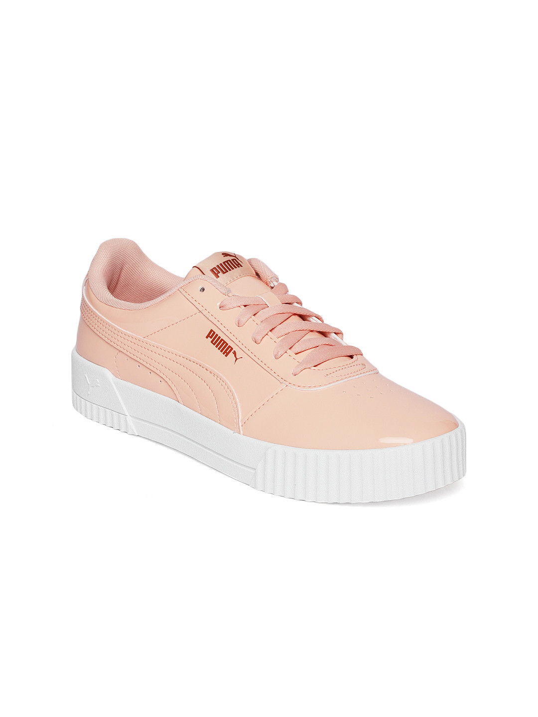 Buy Puma Women Peach Coloured Carina P Sneakers - Casual Shoes for ...